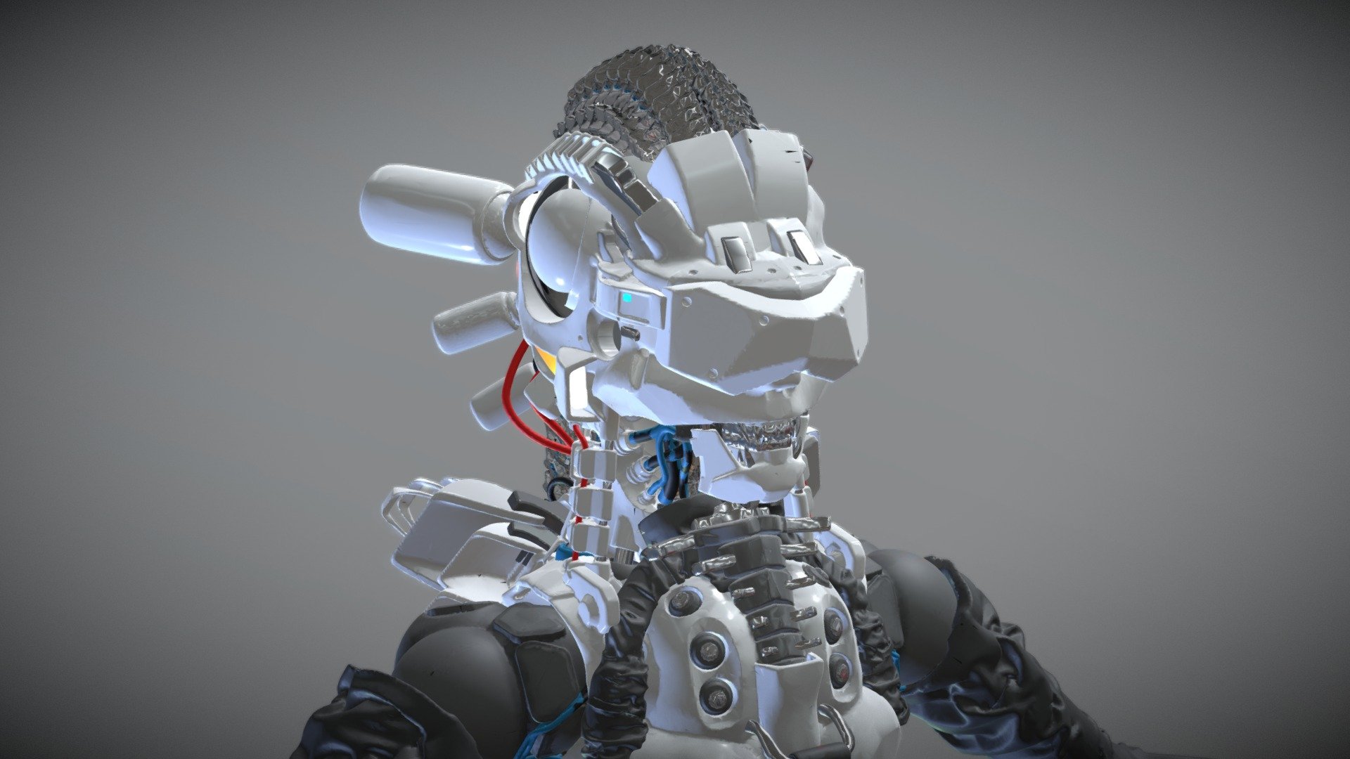 Oculus Medium Female Biomech - 3D model by chuckleone [f7801d9] - Sketchfab