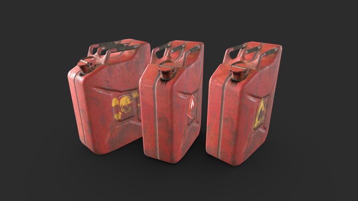 Jerrican 3D models - Sketchfab