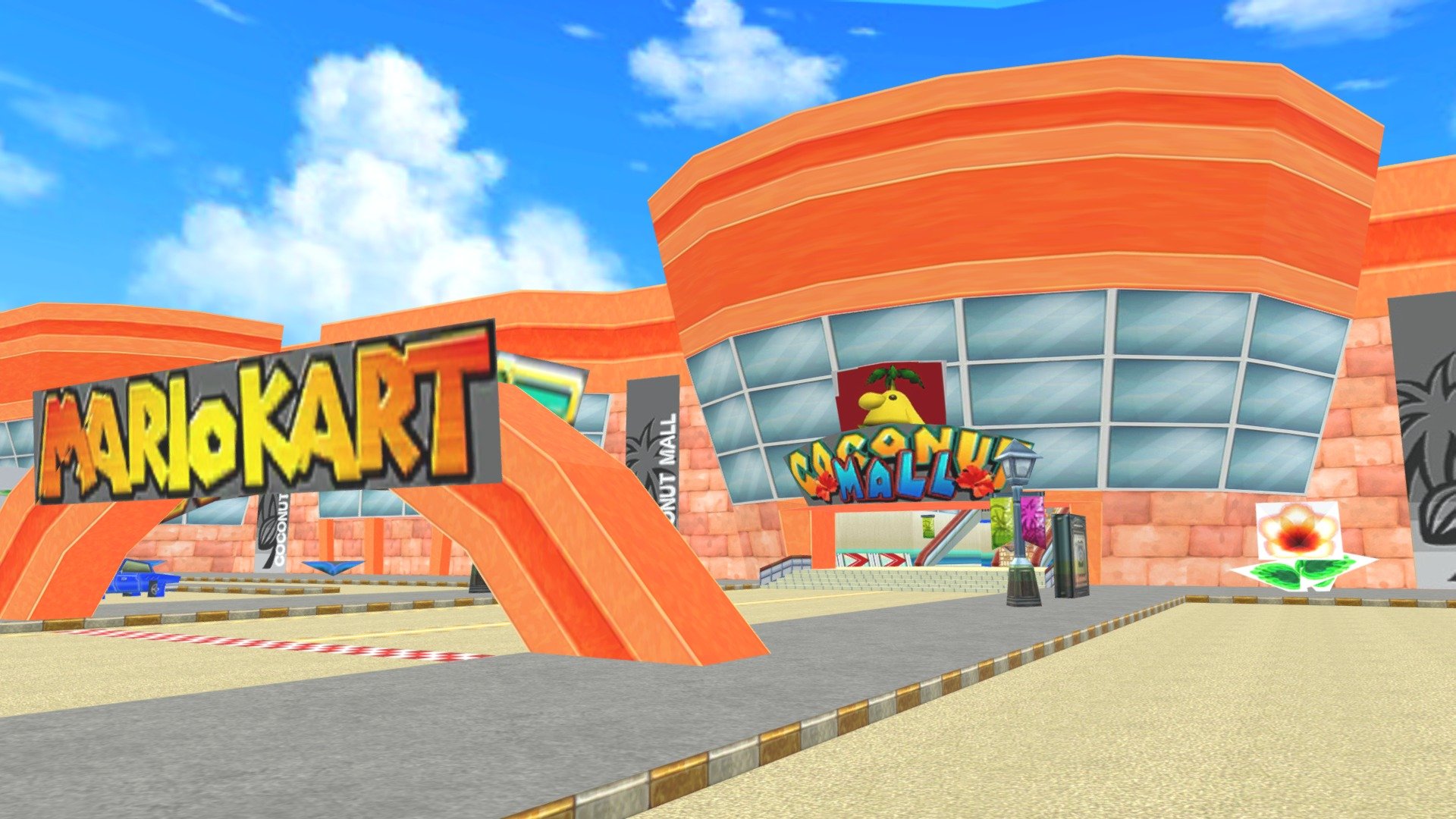 Wii Coconut Mall - Download Free 3D model by Polygonal_64 (@LegoshiFan ...