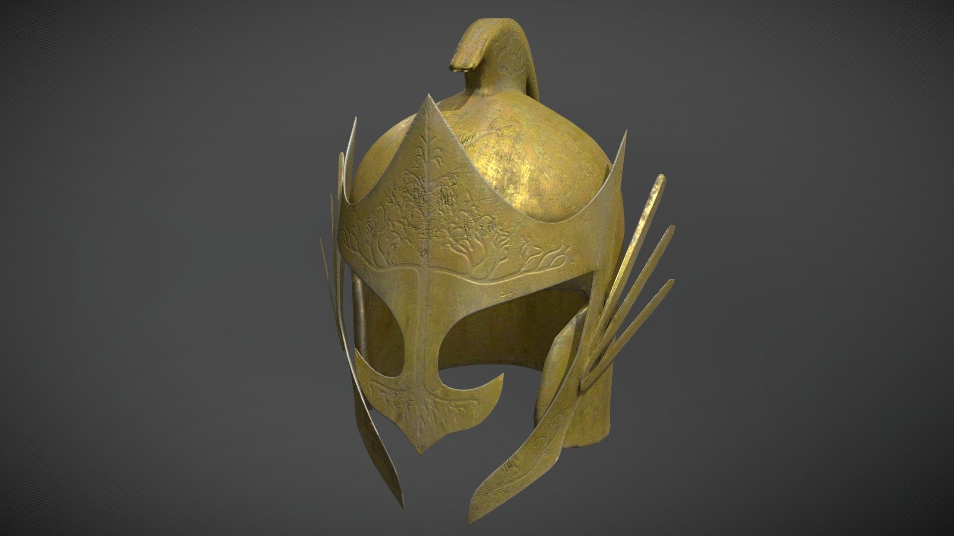 Elven Helmet - 3D model by Zdobyslav31 [f786ab1] - Sketchfab