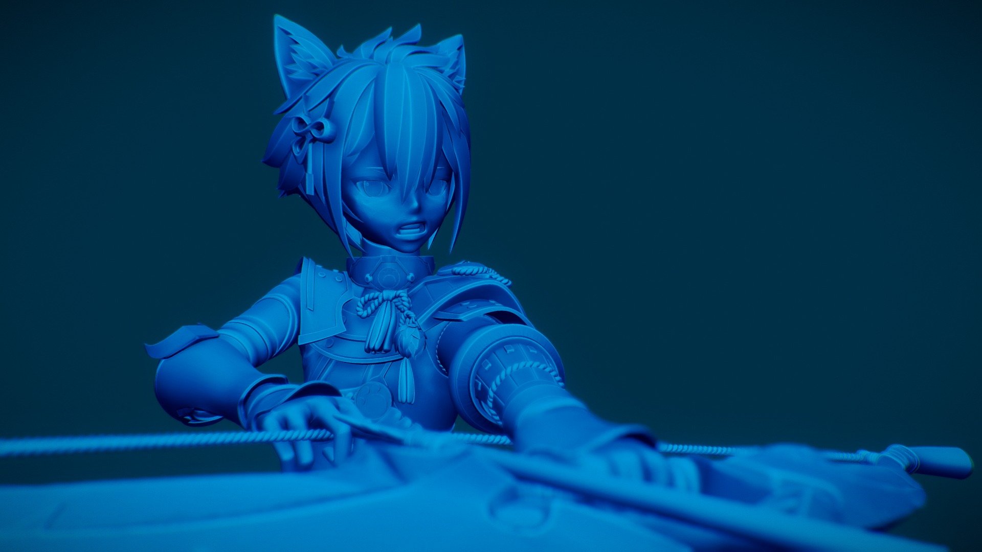 General Of Watatsumi Gorou | Genshin Impact - 3D model by Gray World ...