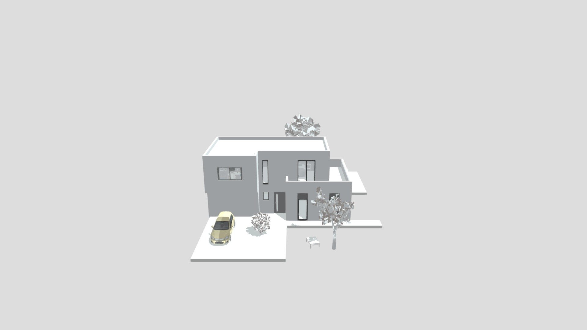 Cube House - 3D model by Home Design 3D (@homedesign3d) [f78874d ...