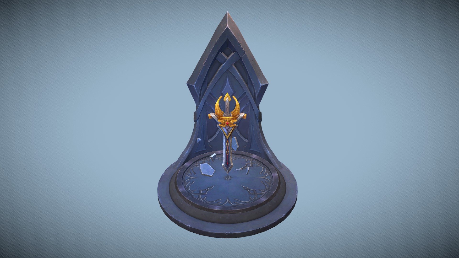 The Almighty Sword - 3D model by Erica Cai (@ericai) [f7890c1] - Sketchfab