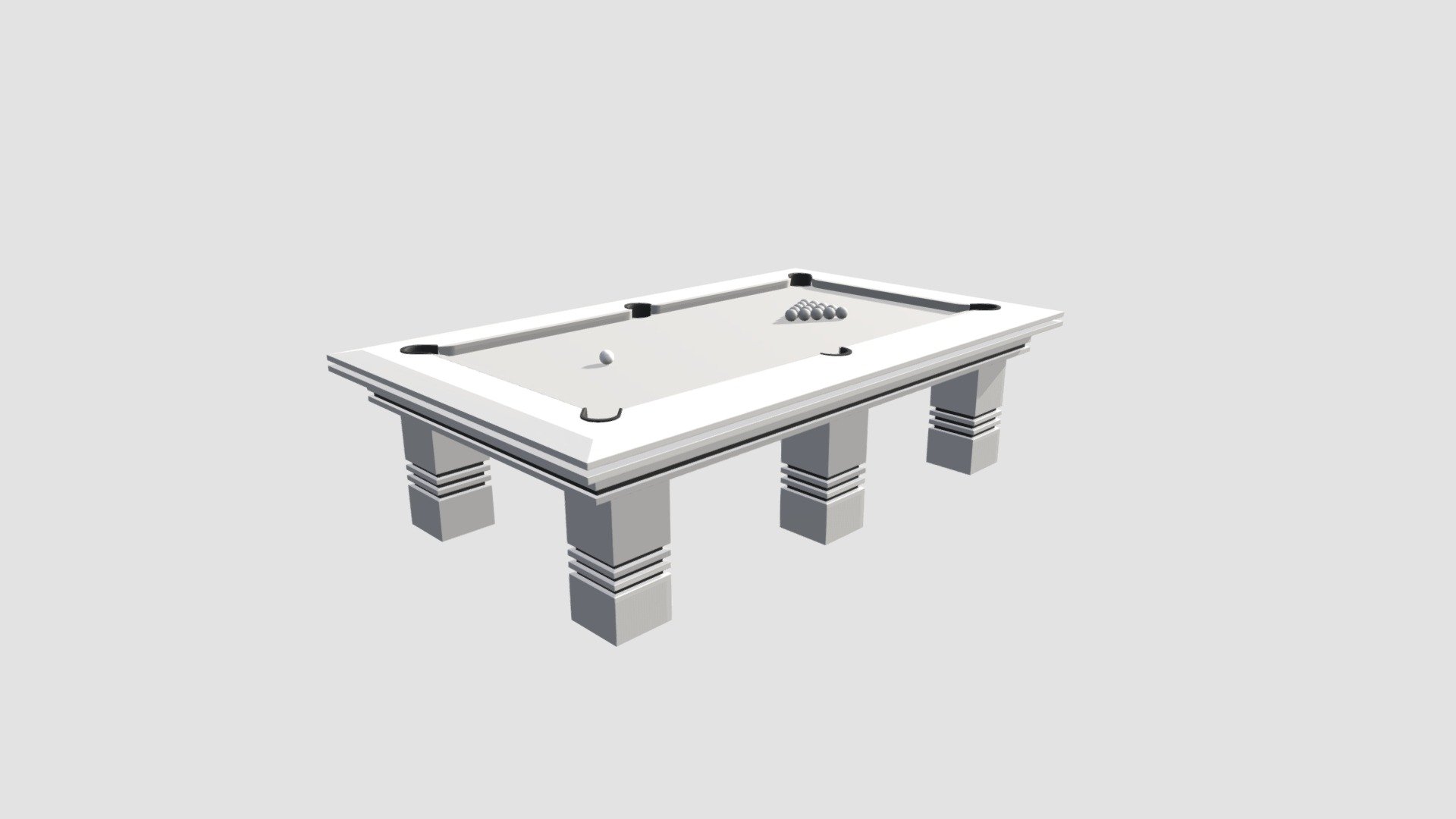 billiard table - Buy Royalty Free 3D model by Evermotion [f78a35d ...