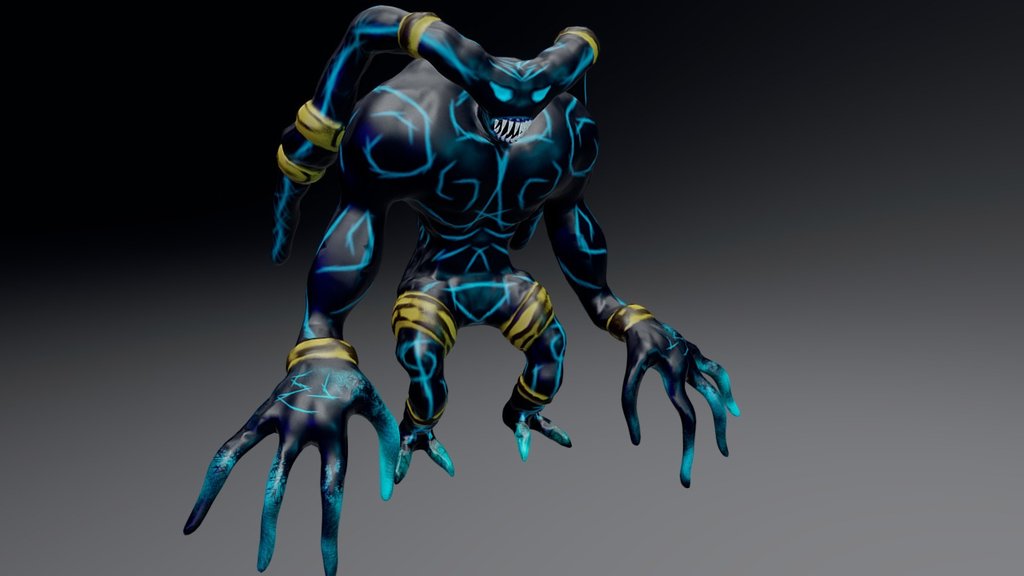 Monster color 1 - 3D model by Nano Rage (@nanorage) [f78cf60] - Sketchfab