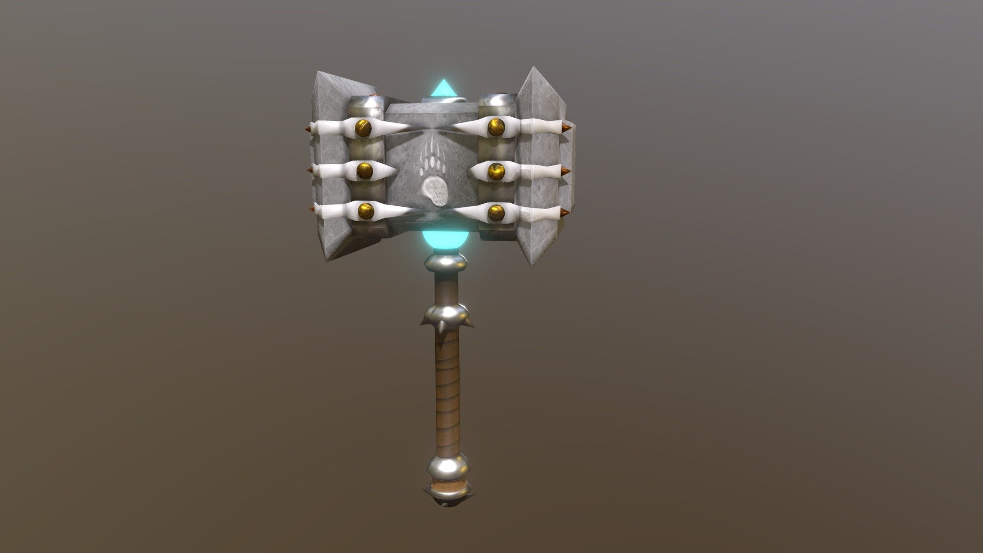 Fantasy Hammer - 3D model by anim3dju [f78f004] - Sketchfab