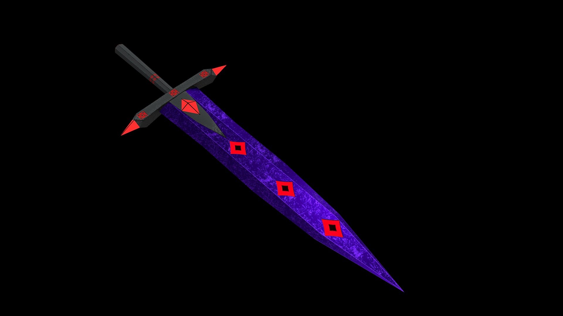 Purple Great Sword - Download Free 3D model by Danny_Taylor (@DINOWAAA ...