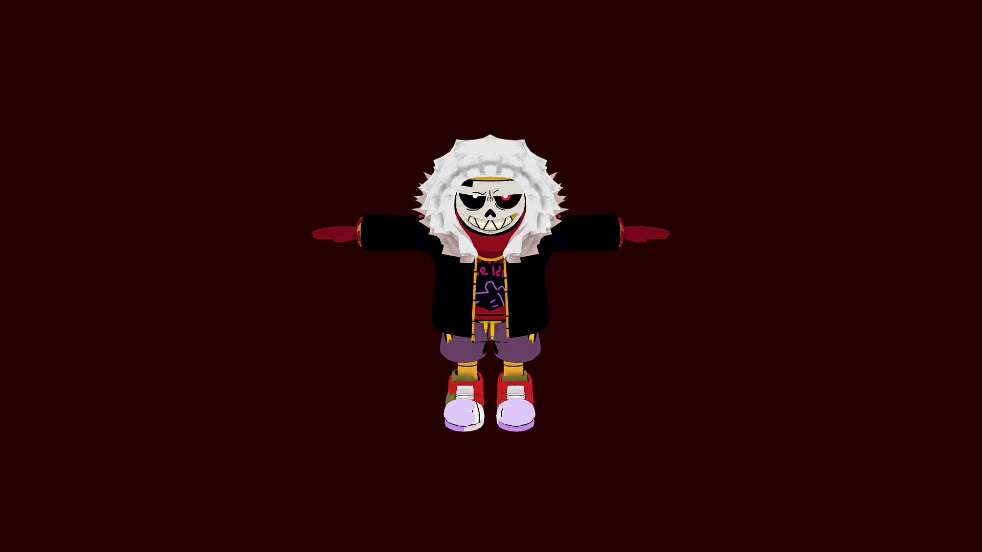 Underfell Sans Model - 3D model by NickTheSliccc [f791978] - Sketchfab