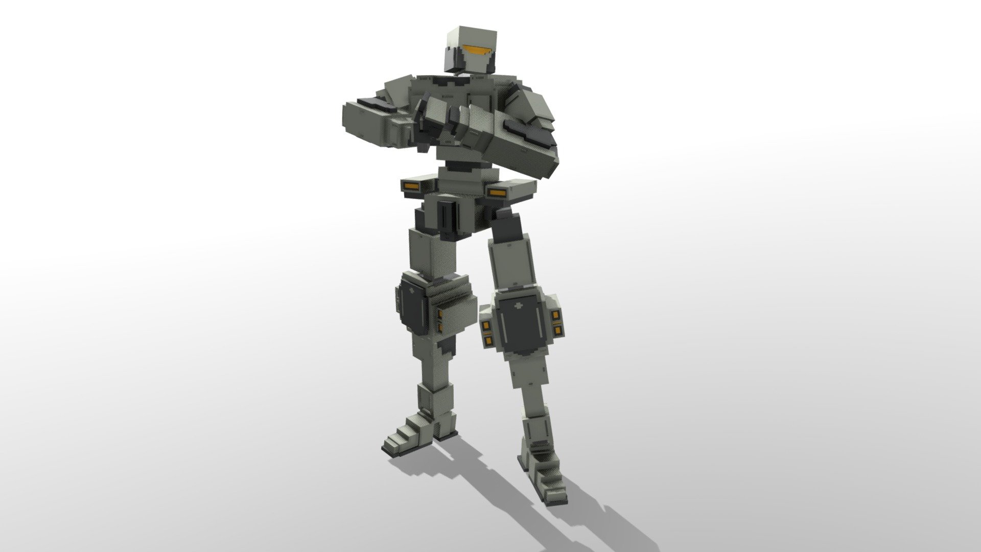 Voxel Mecha - ME5 - Buy Royalty Free 3D model by PolyDood [f791cbc ...