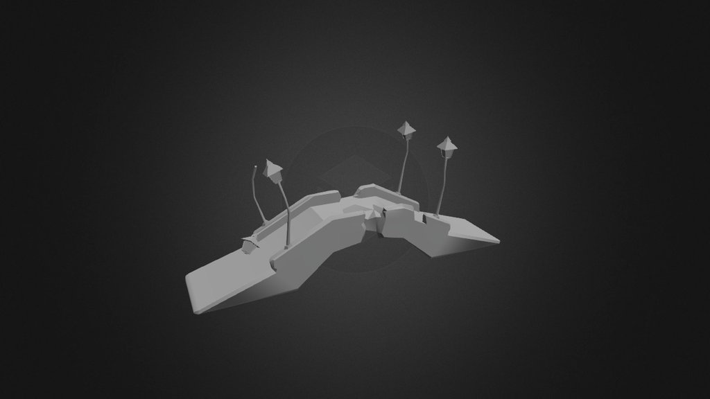 Broken Bridge - 3D model by amnesiac [f79480c] - Sketchfab