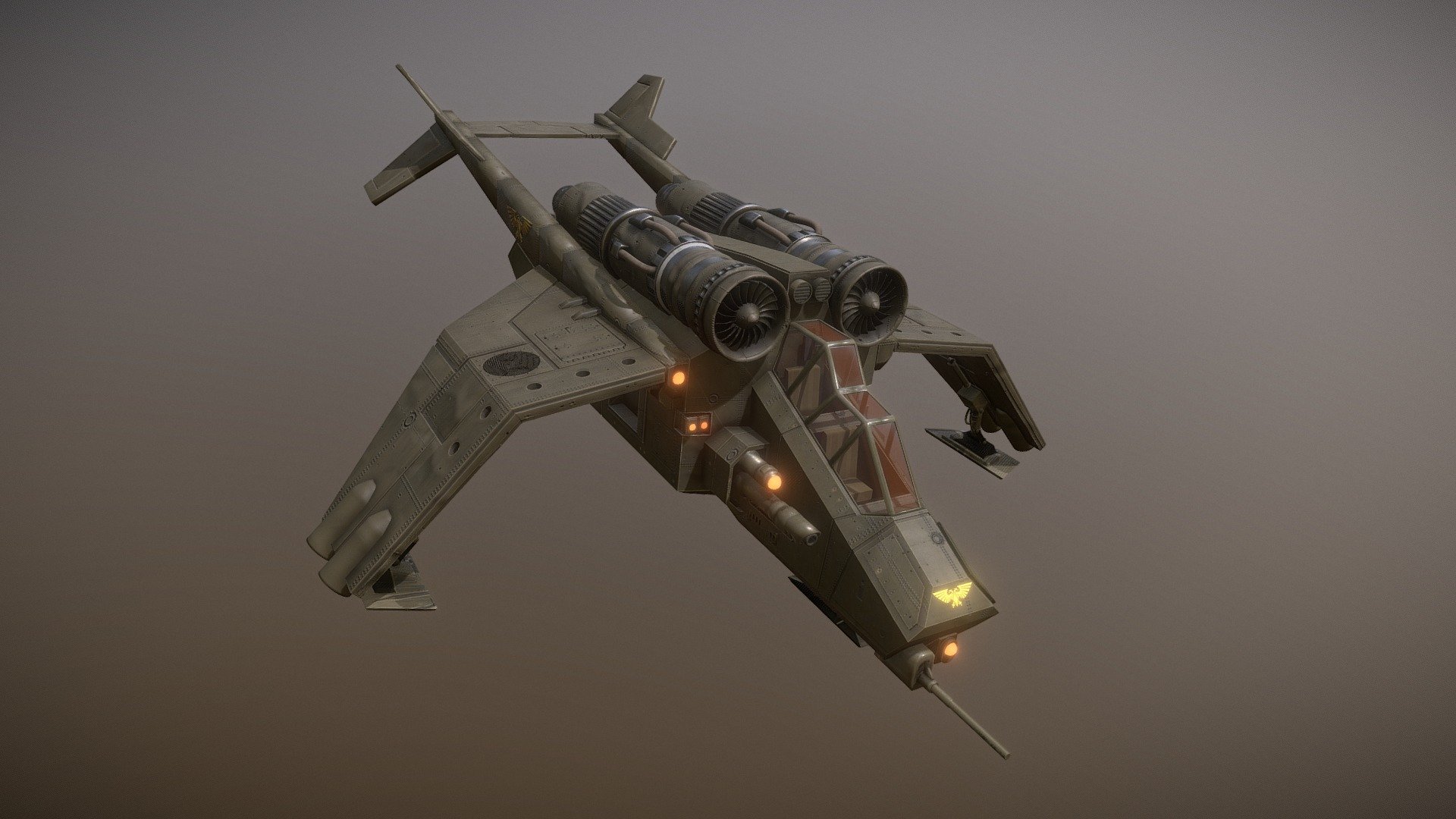 Catachan Valkyrie warhammer 40k - 3D model by robyp (@robyp955 ...