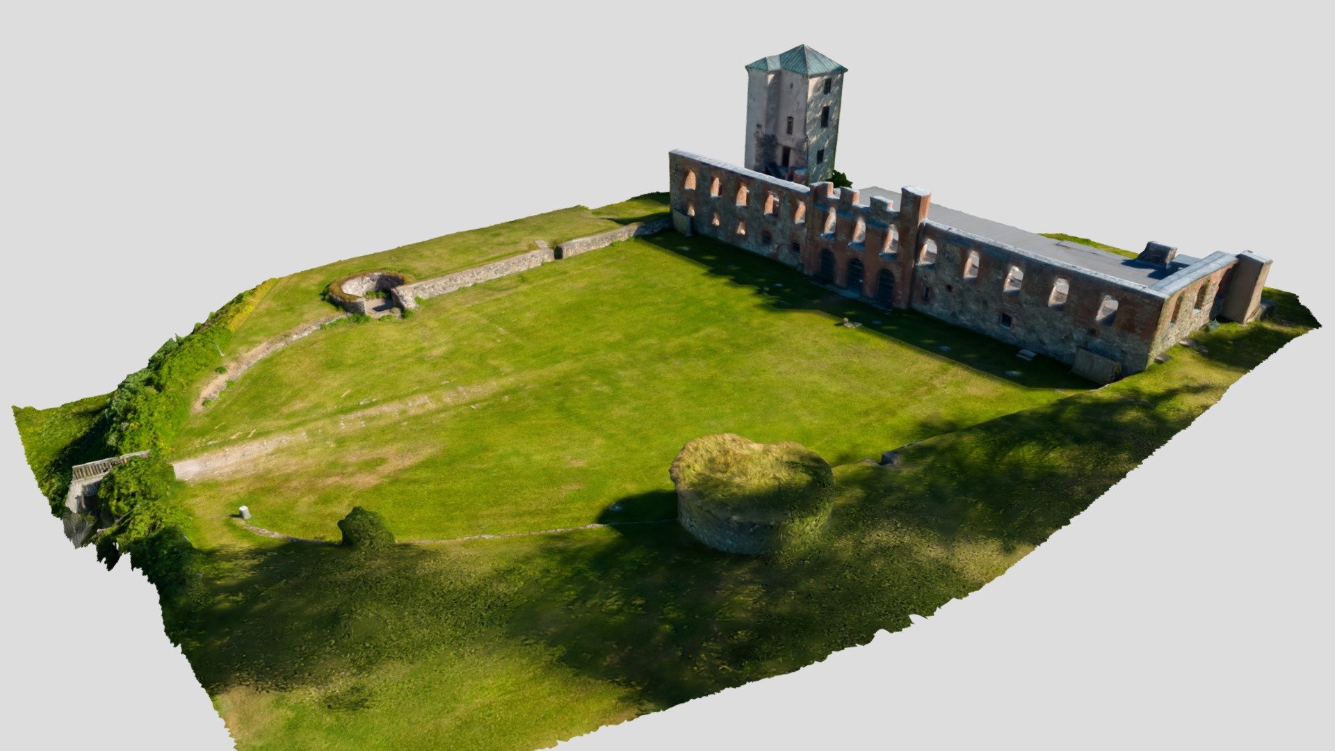 Castle ruins - 3D model by andreasmyrin [f795df5] - Sketchfab