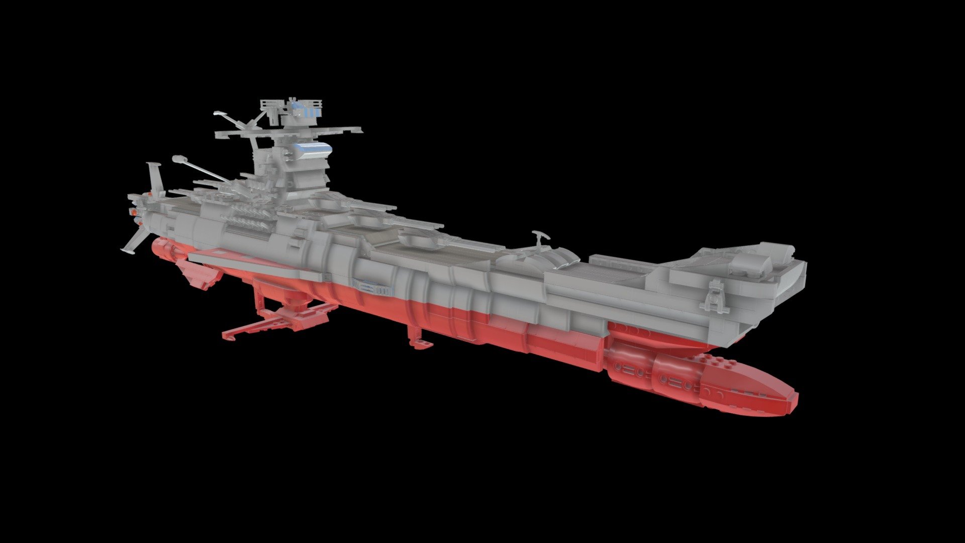 LEGO Space Battleship Yamato - Buy Royalty Free 3D model by HUuser2024 ...