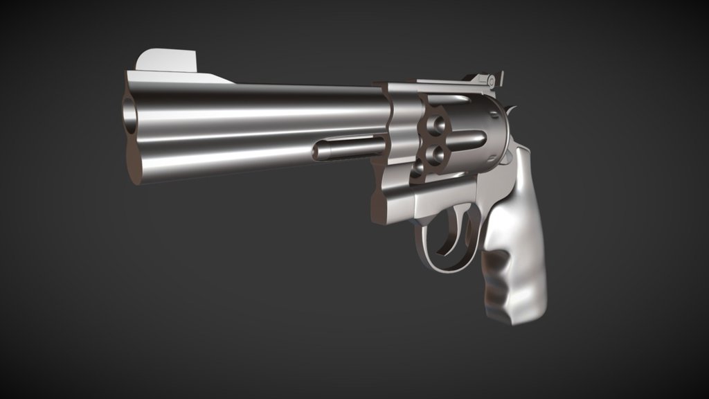 S&W Model 625 [High Poly: Week 2] - 3D model by Josh (@jmdgameartist ...