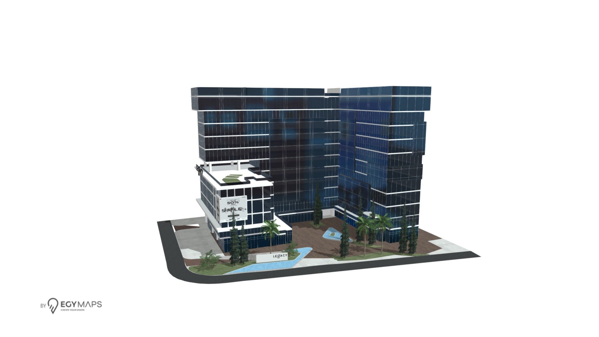 legacy tower - 3D model by Egy-maps [f799698] - Sketchfab