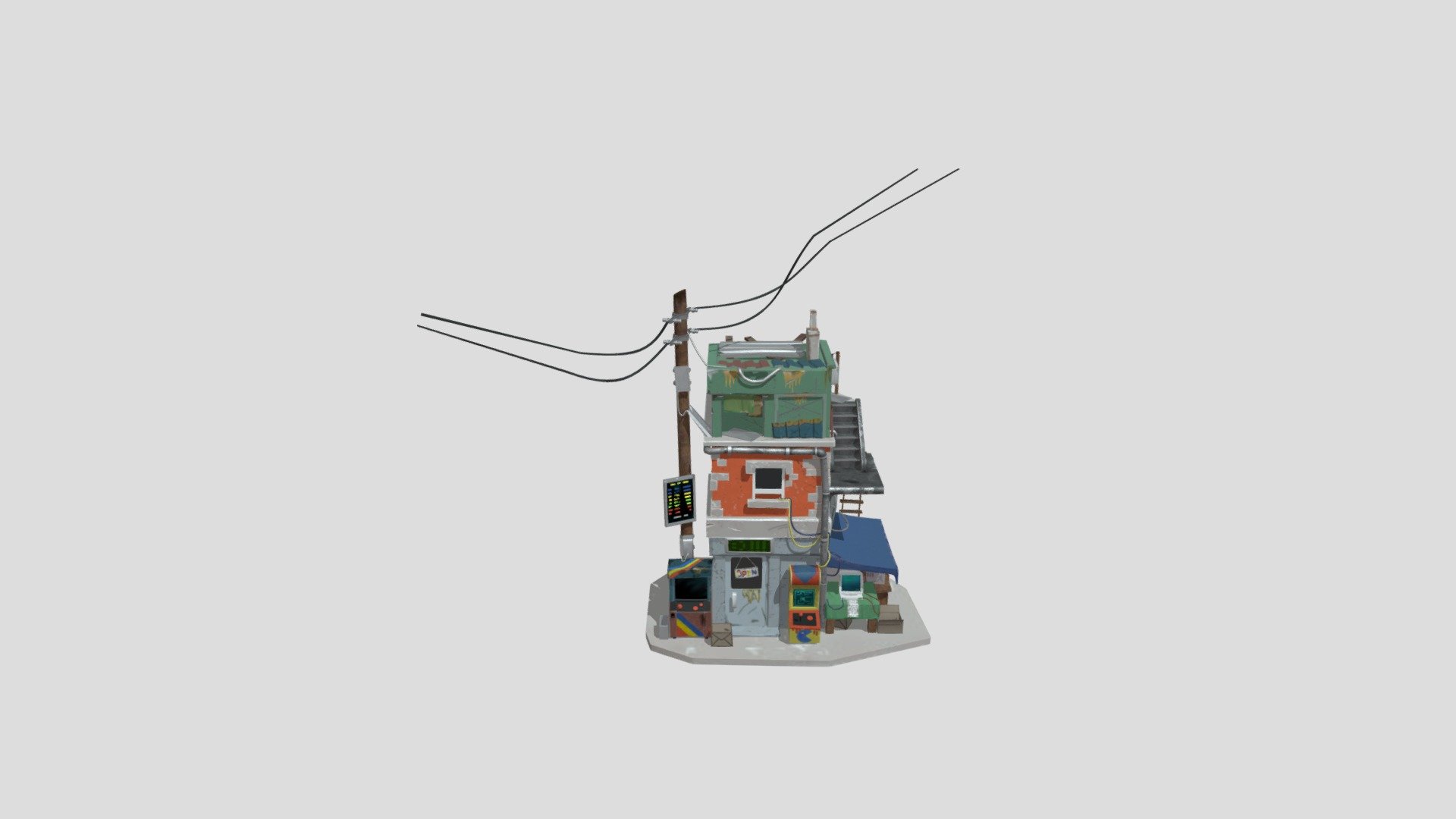 Mind Studios Low Poly Stylized Test Task - 3D model by ivan0nord ...