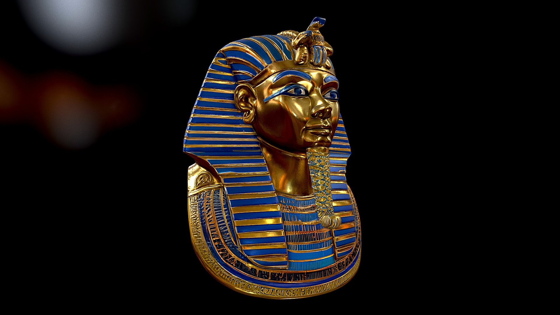 Tutankhamun mask - Hunyuan - Download Free 3D model by Roberto ...