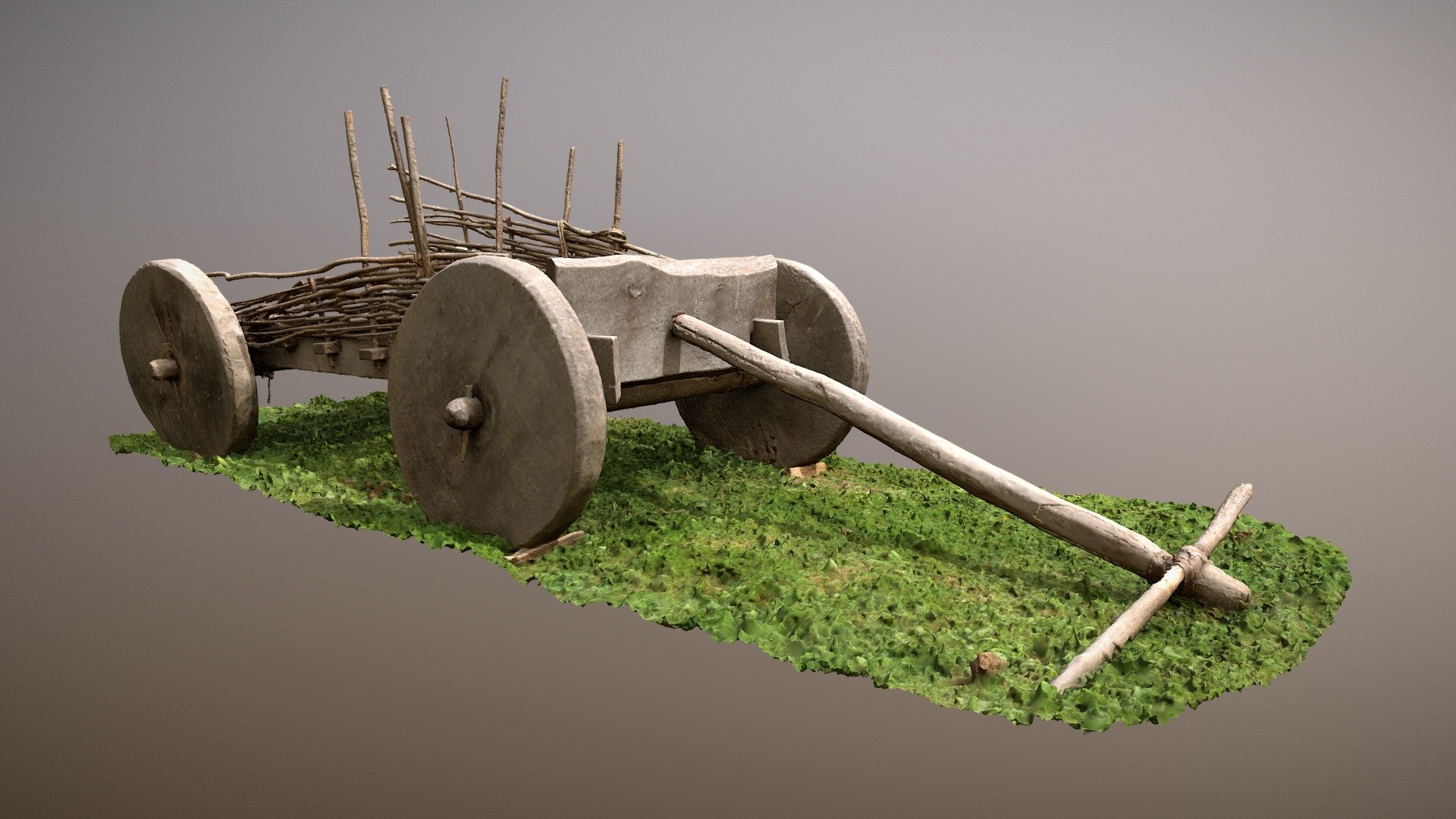 Reconstruction of a Late Stone Age Cart - 3D model by ...