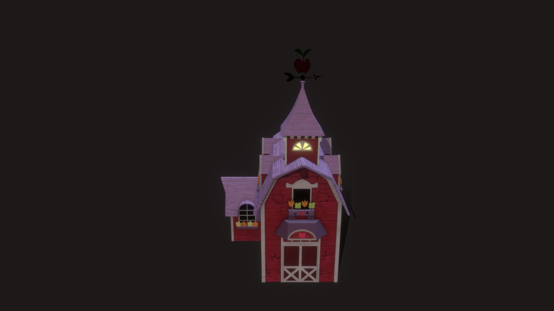 Sweet Apple Acres Barn Model - 3D model by snazzyscarf (Josey Severance ...