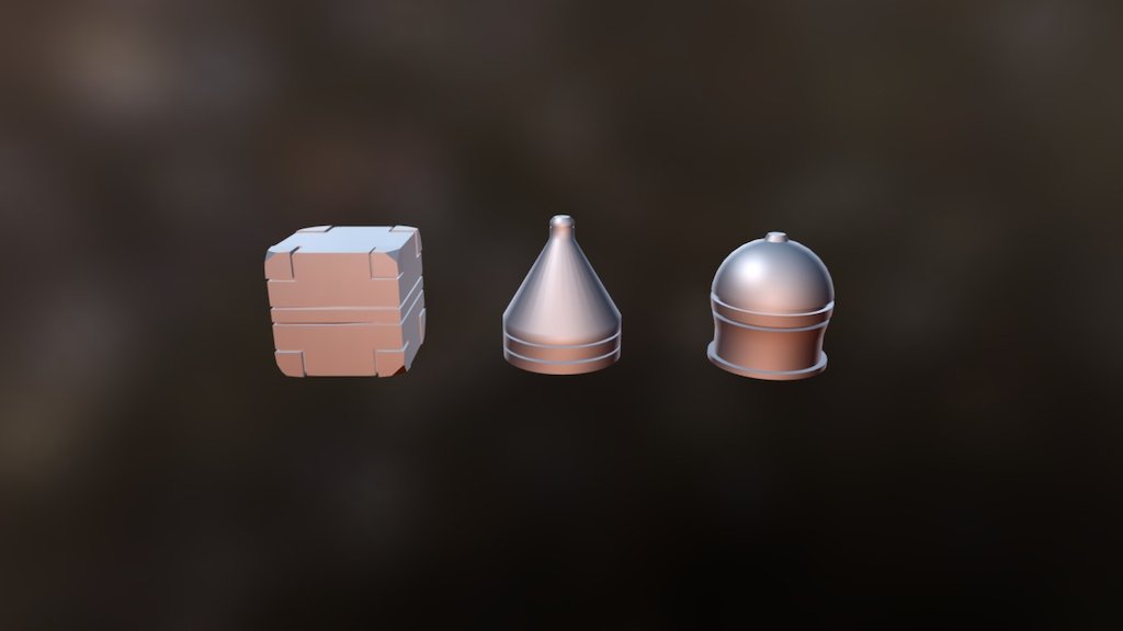 Cube, Cone, Sphere - Download Free 3D model by lupe (@lupemaydana ...