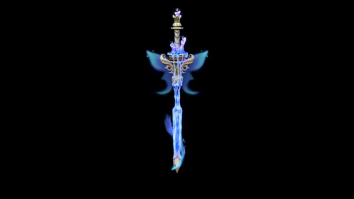 Butterfly-wax-sword 3D models - Sketchfab