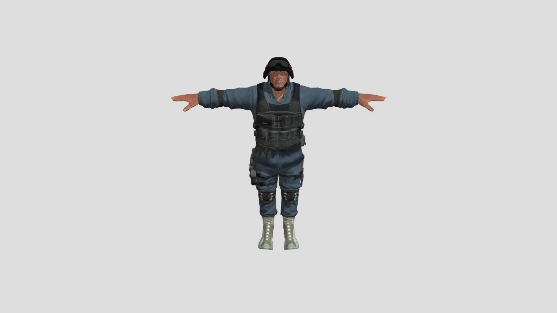 laos SWAT soldier - 3D model by LAOMUSIC ARTS (@laomusicArts) [f7a06a4] - Sketchfab