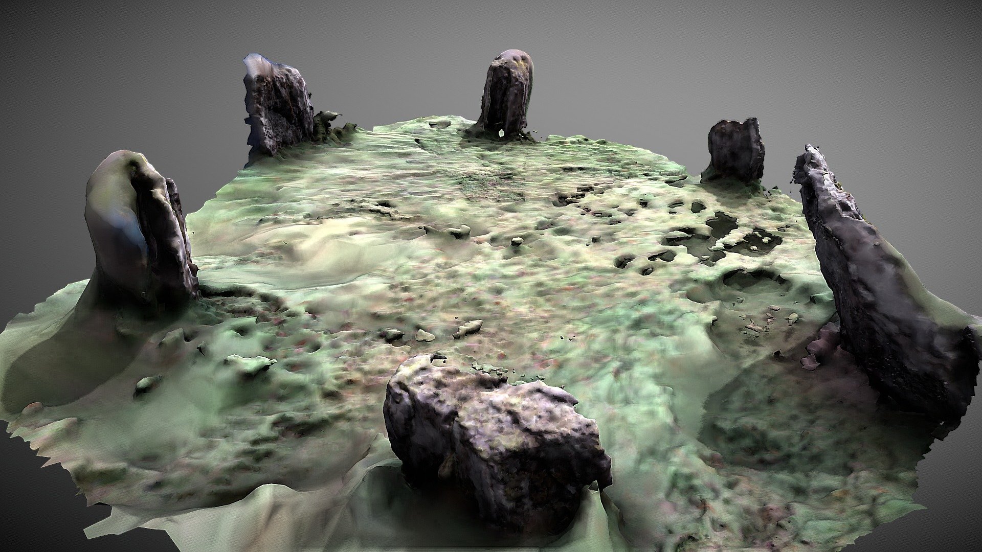 Tynreich Stone Circle - Download Free 3D model by Nick Parish ...