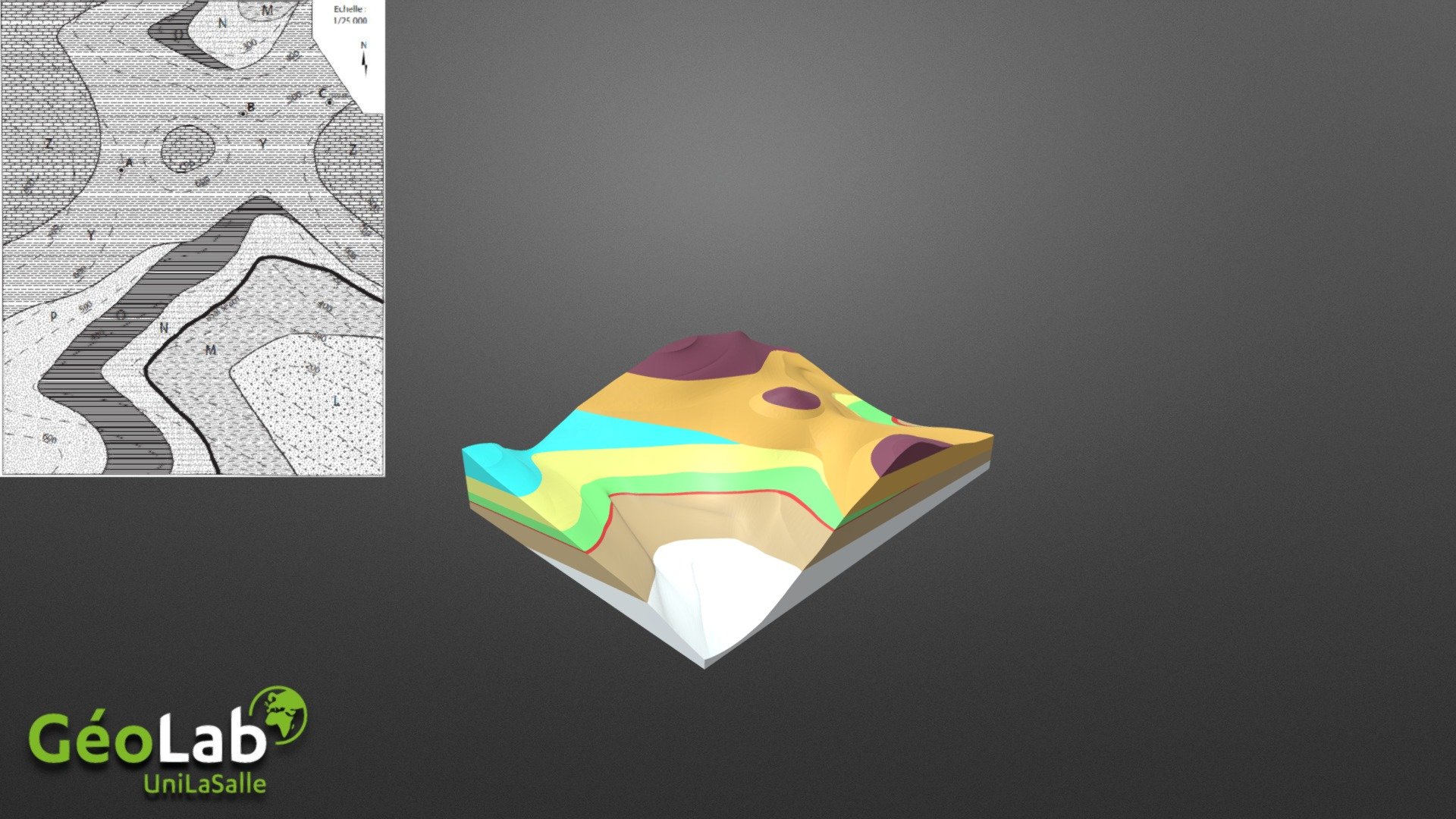 TP12 : « Séries monoclinales et discordance » - 3D model by APEX ...