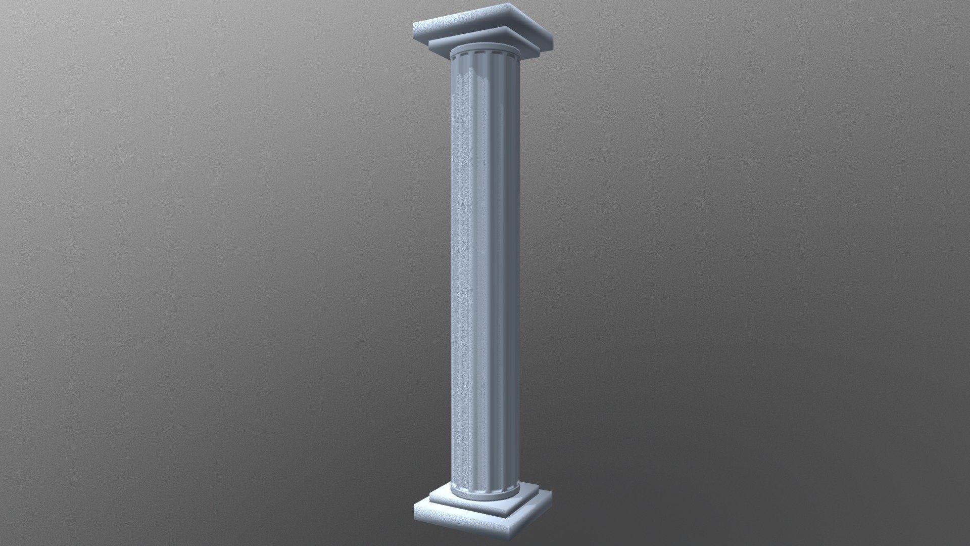 Greek like pillar - 3D model by LonLon. [f7a20b4] - Sketchfab