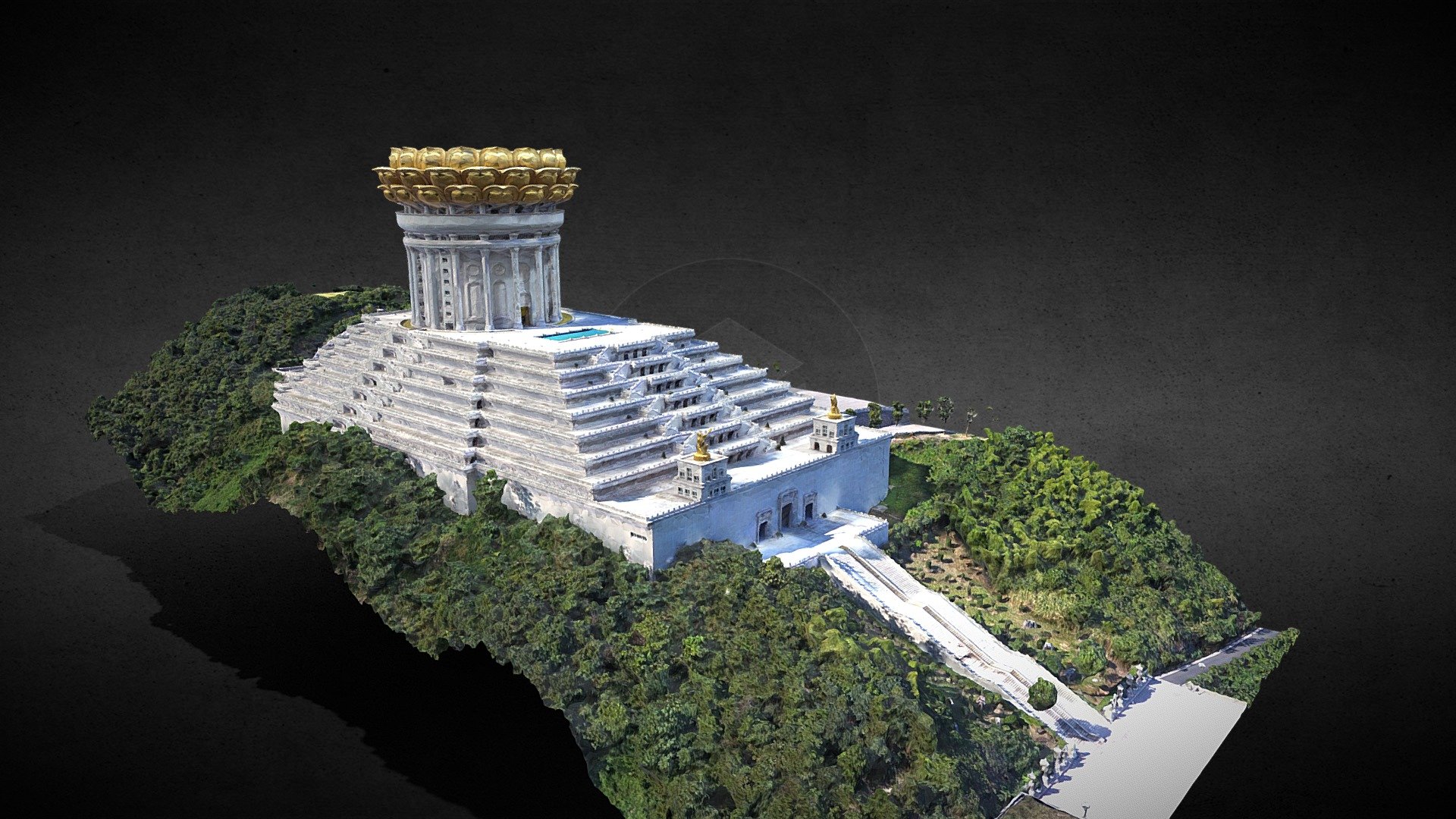 Tushita Temple - Buy Royalty Free 3D model by Tigershill (@tigerofchen ...