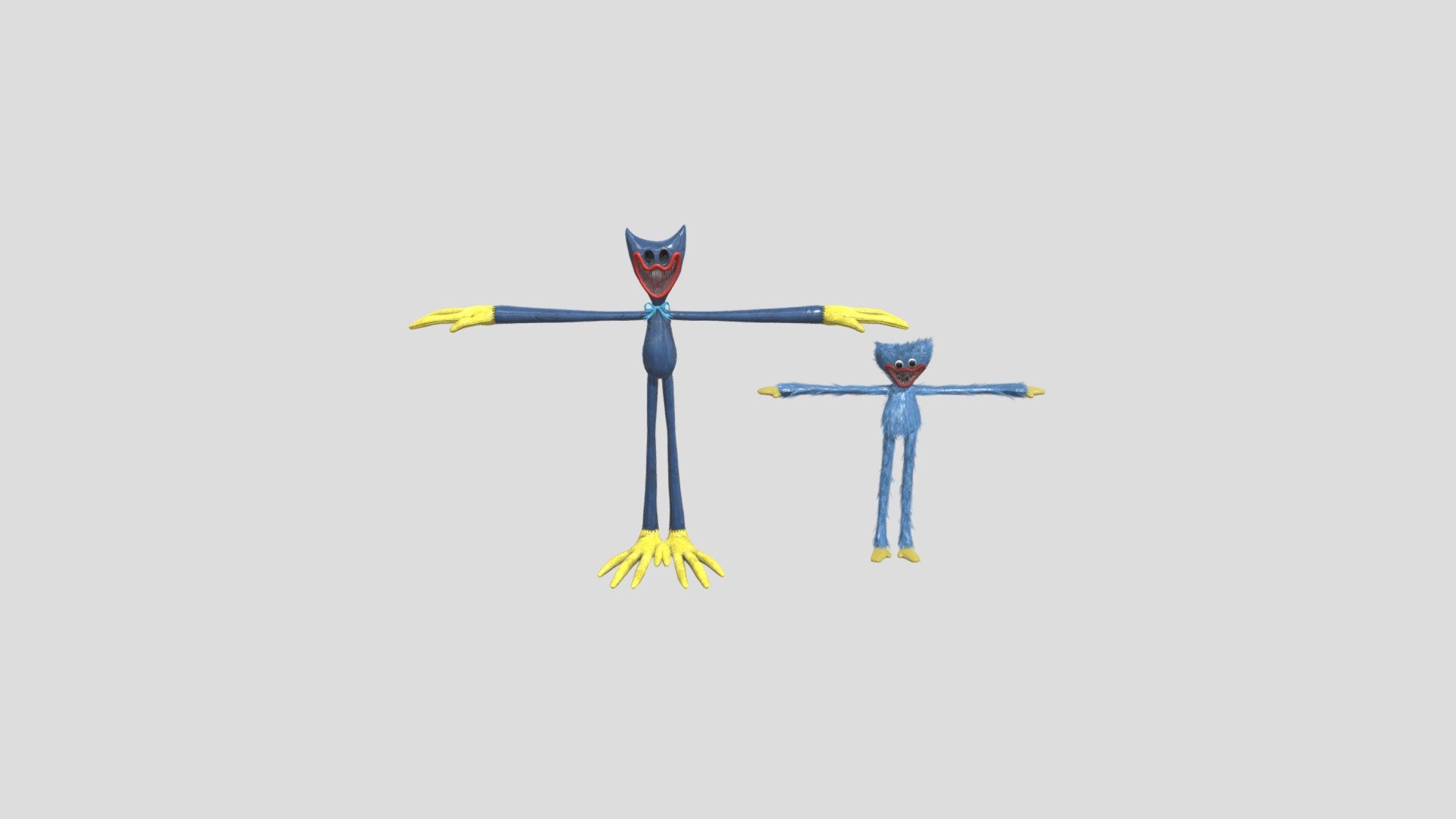 huggy wuggy pack - Download Free 3D model by ASP ...