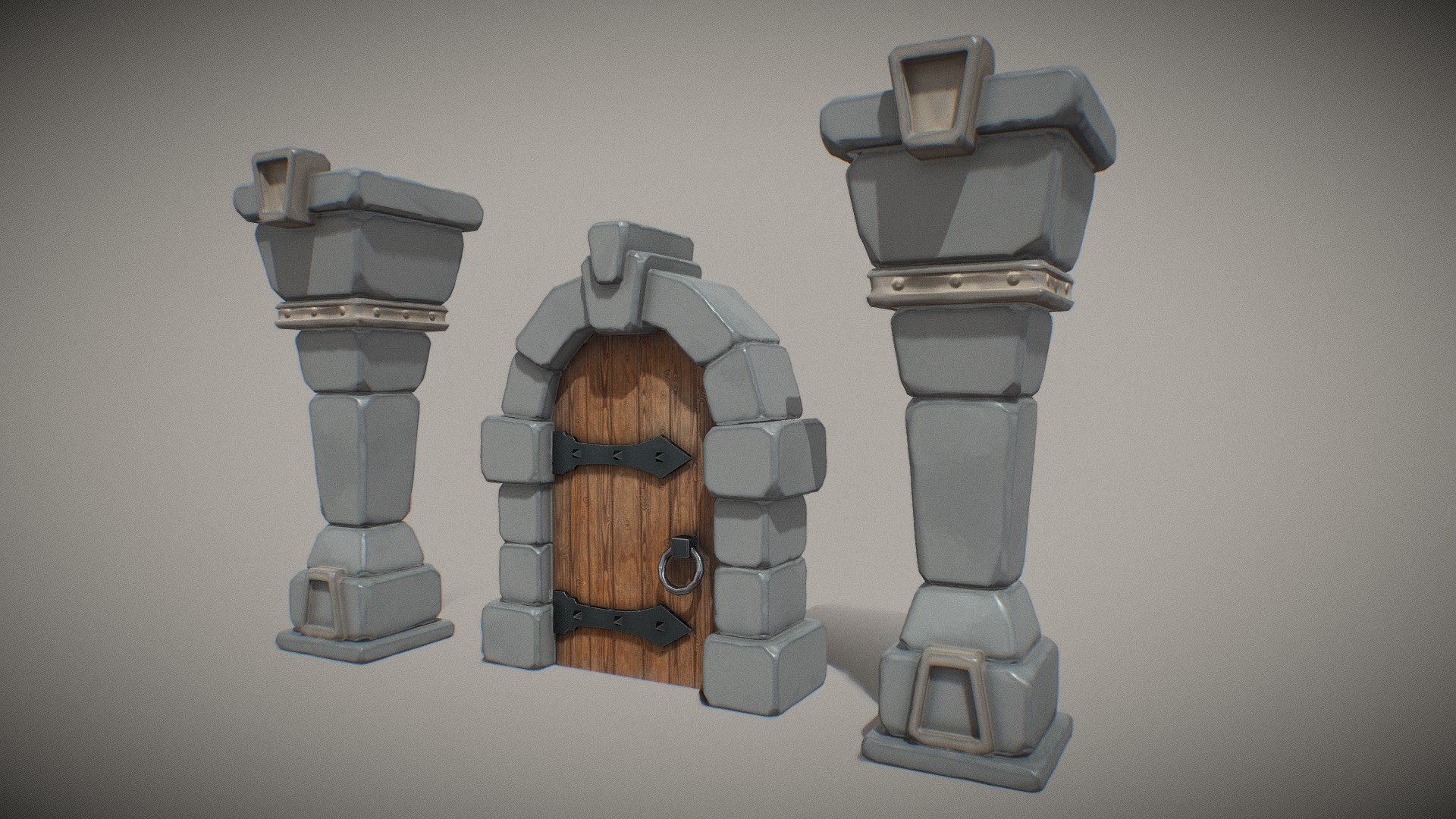 Stylized Door - Buy Royalty Free 3D model by NebulaLLC [f7a3002 ...