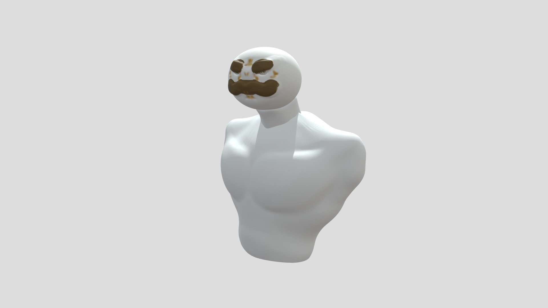 pringle man - 3D model by 2029gakennedy [f7a7585] - Sketchfab