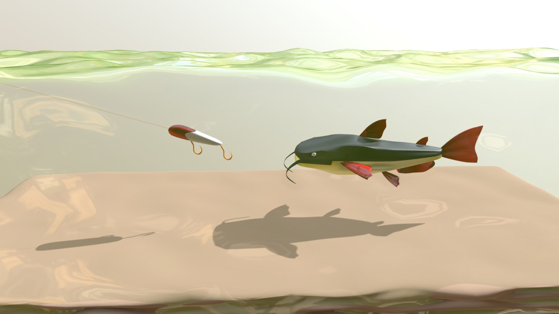Catfish Red - 3D model by krahopeerawat [f7aa36a] - Sketchfab