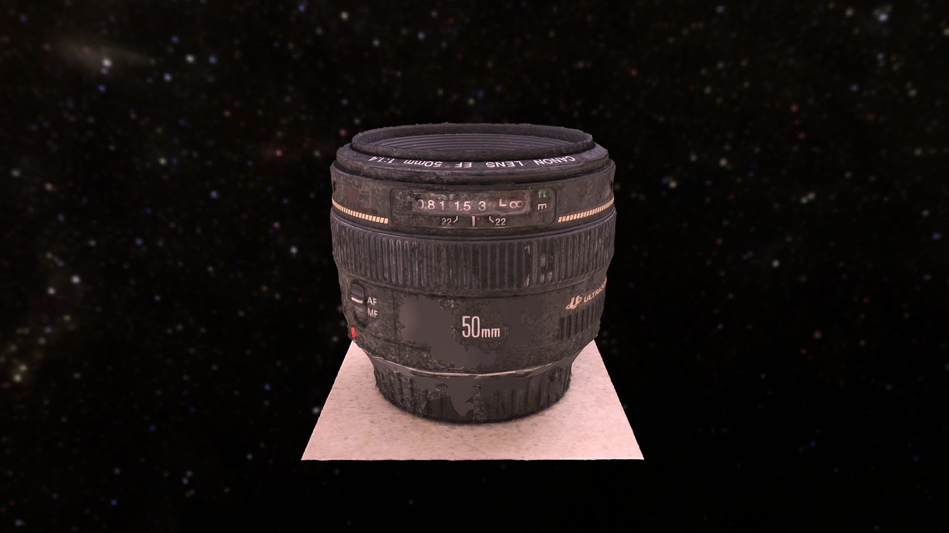 CANON 50 MM 4 K 3D Model Mapping - 3D model by suheylgunaydin [f7aa41f ...