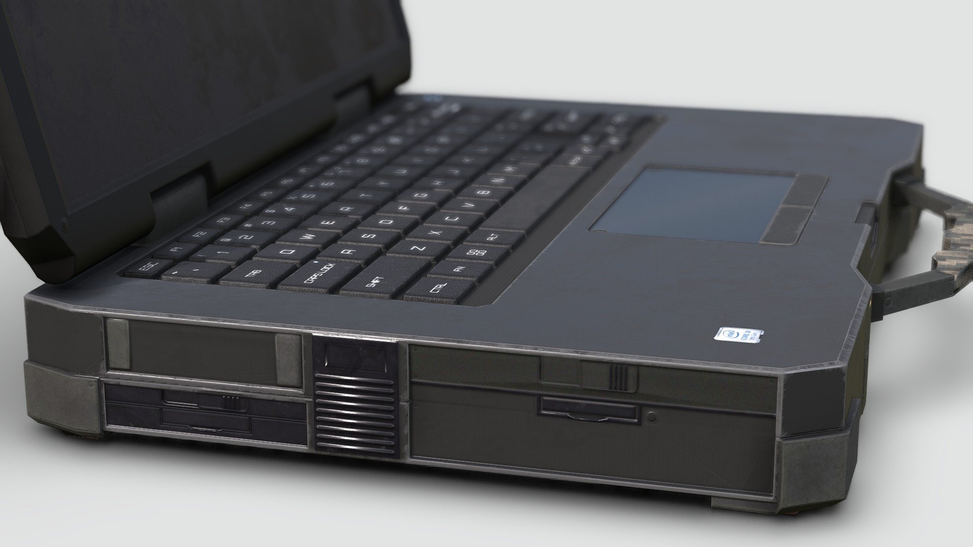 Military laptop (1) - 3D model by Orpind (@leondp) [f7ab573] - Sketchfab