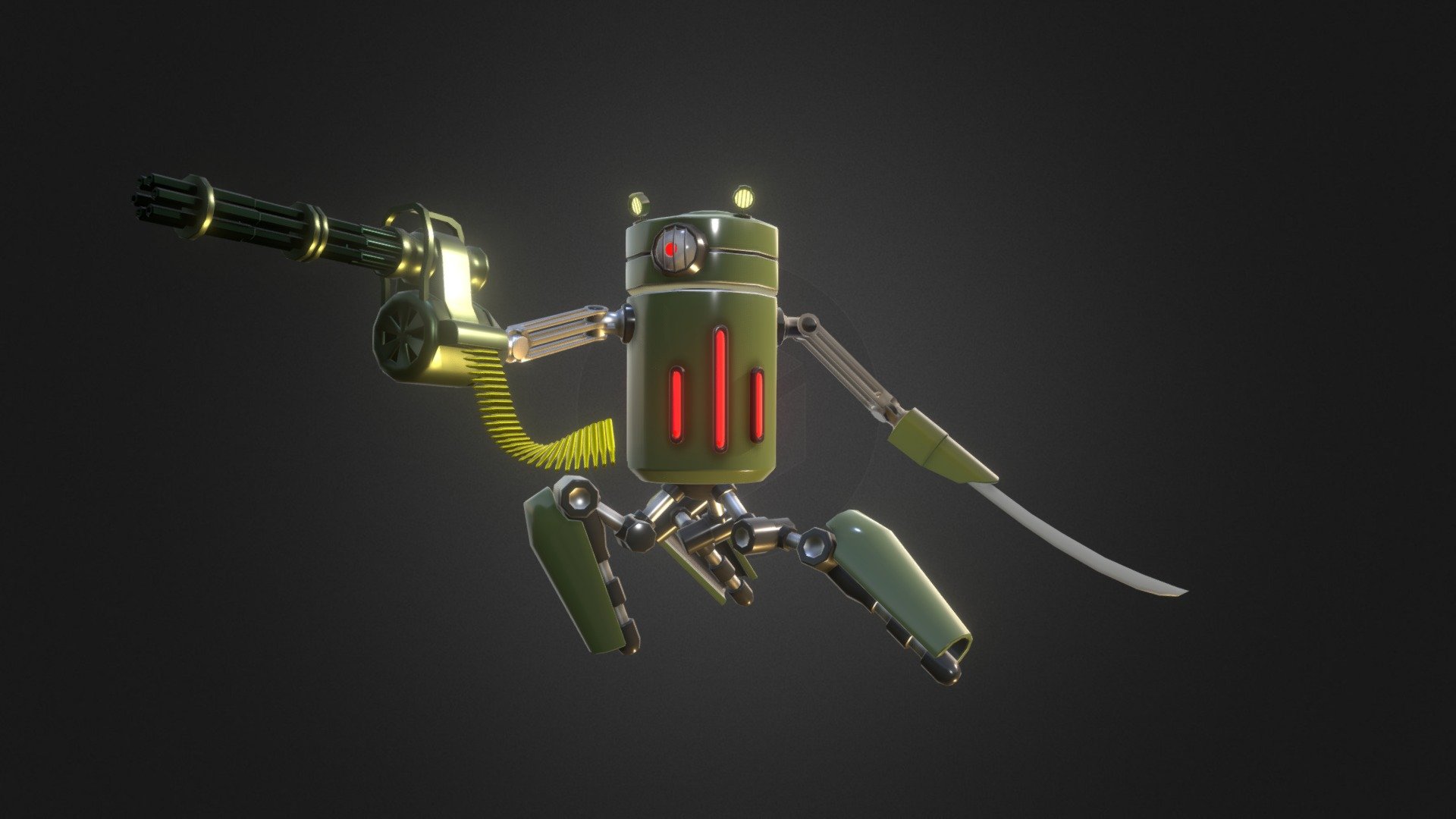 War Robot - 3D model by Marco Moschetta (@marcomoschetta) [f7ac4d8 ...