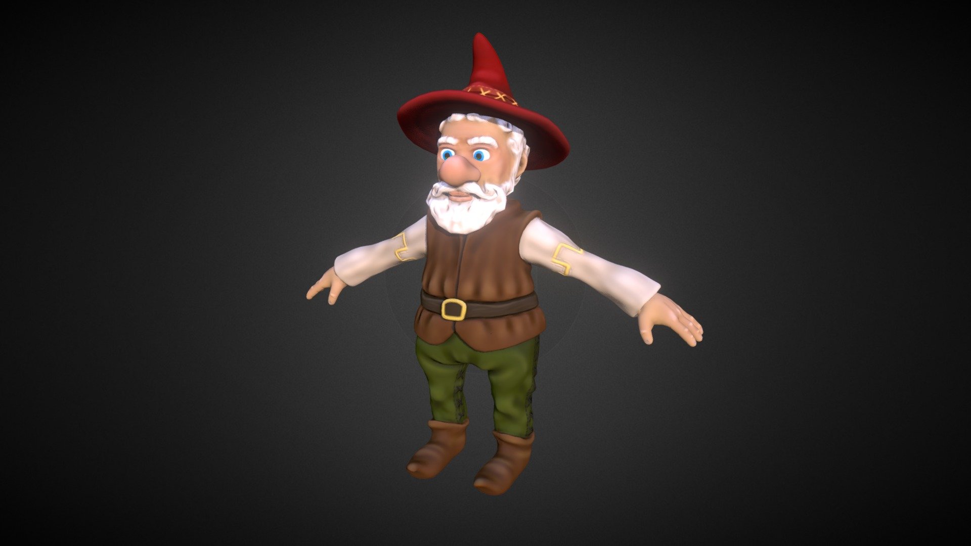 Gnome - 3D model by egor69ok [f7acaf2] - Sketchfab