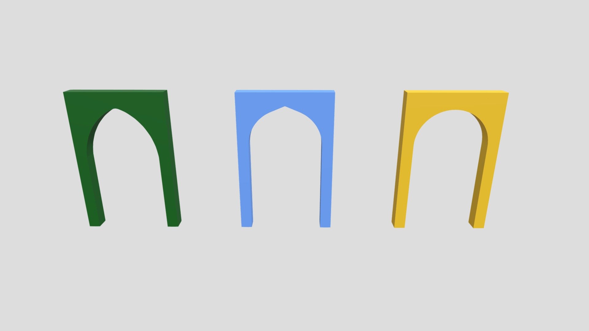 Simple Arches Pack - Download Free 3D model by brysondurham18 [f7ad9c3 ...