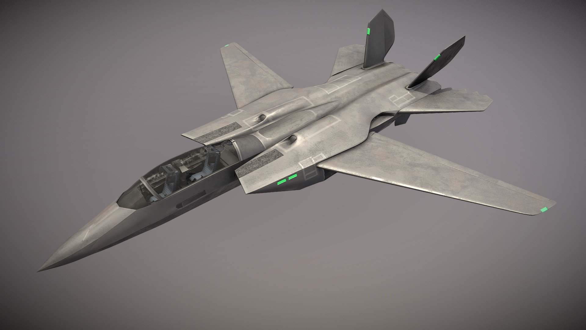 FAS-36 Vampire Next Generation Stealth Jet - 3D model by ...