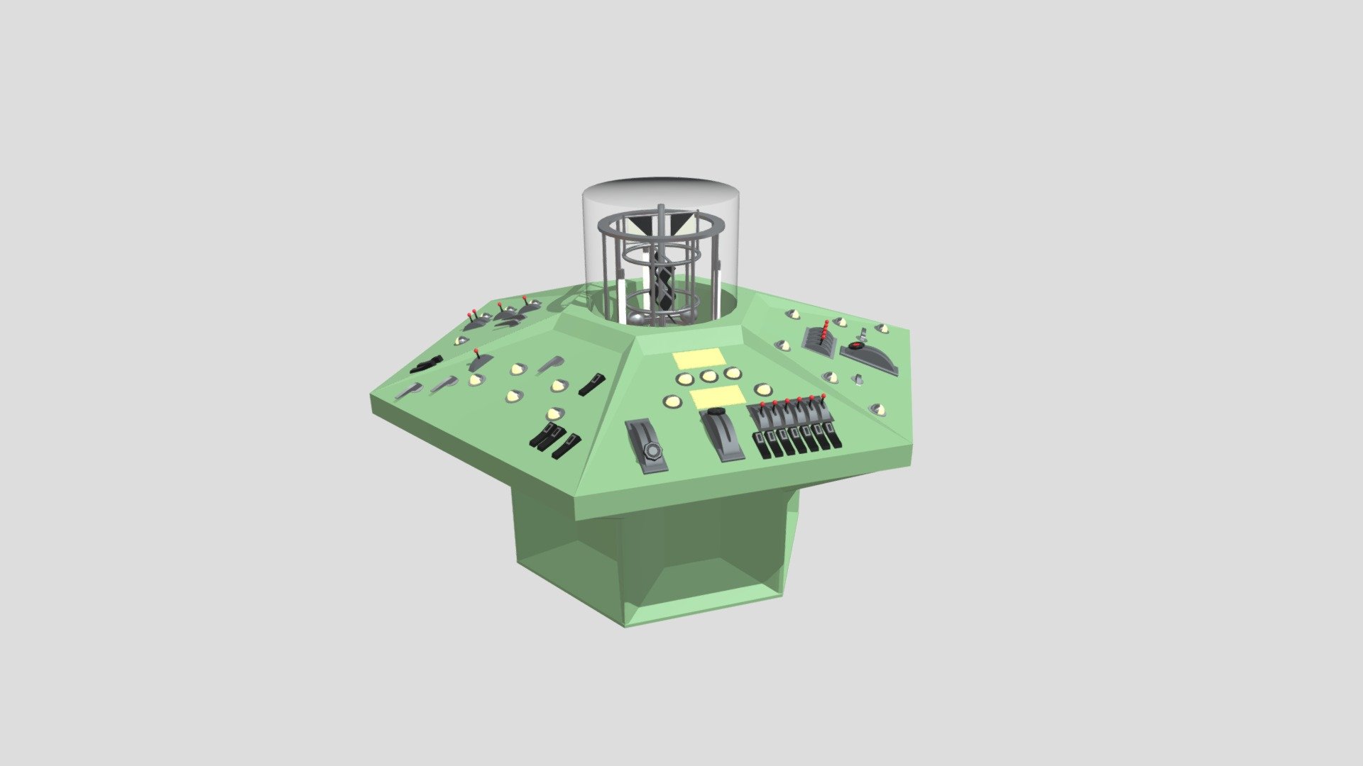 1963 Tardis Console - 3D model by kobyperreault [f7ae9a5] - Sketchfab