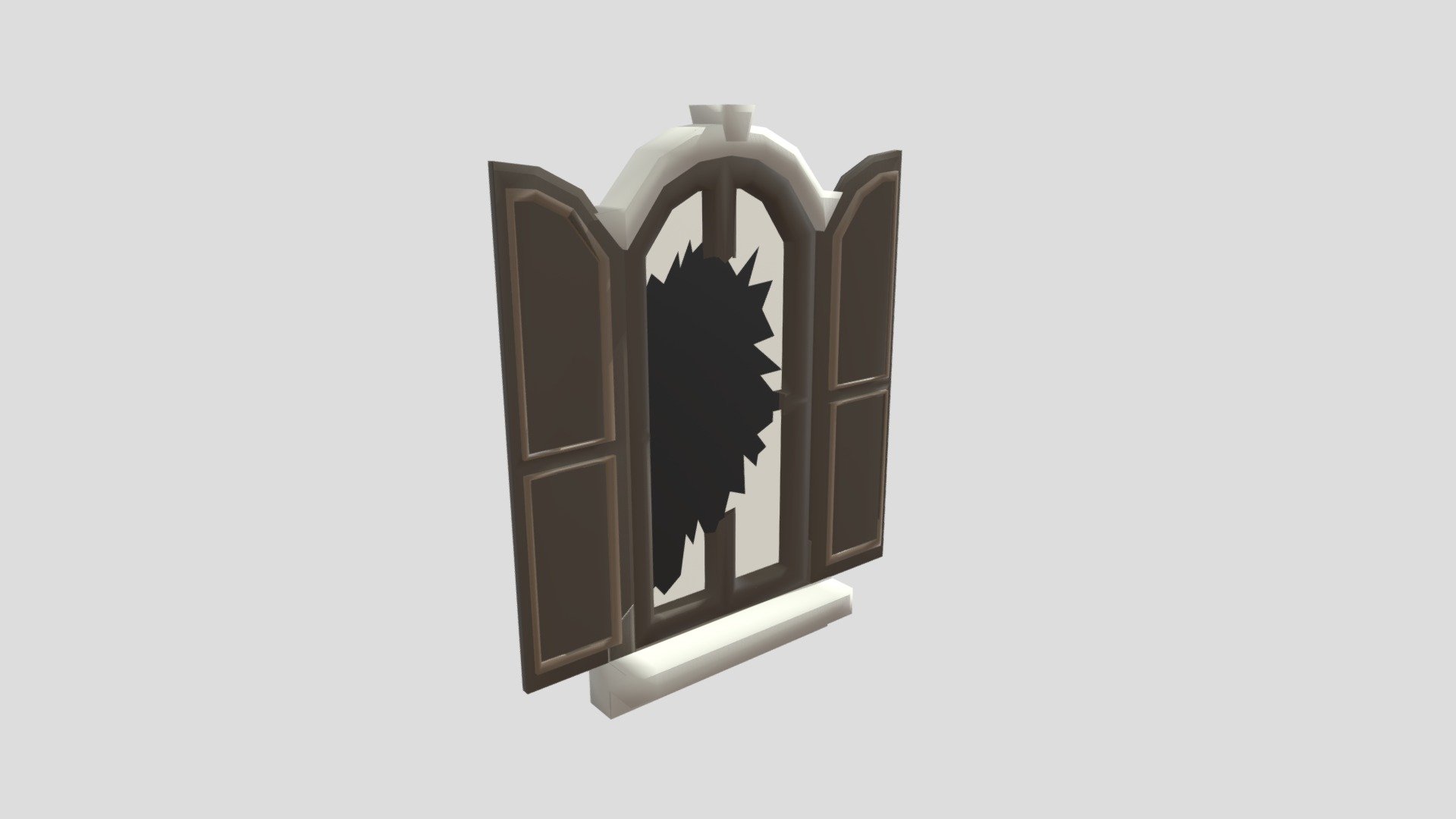 Broken Window - Download Free 3D model by Freddy (@winsf) [f7af1e2 ...