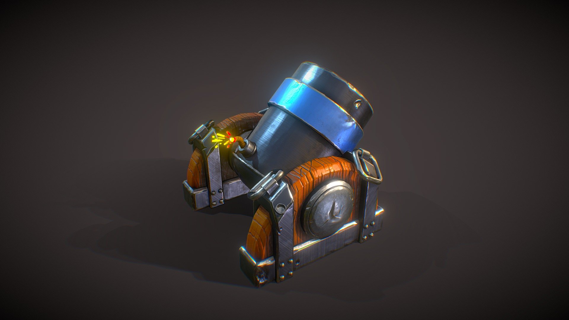 Stylish/Cartoon/Mortar/Cannon/Clash Royale - Buy Royalty Free 3D model ...