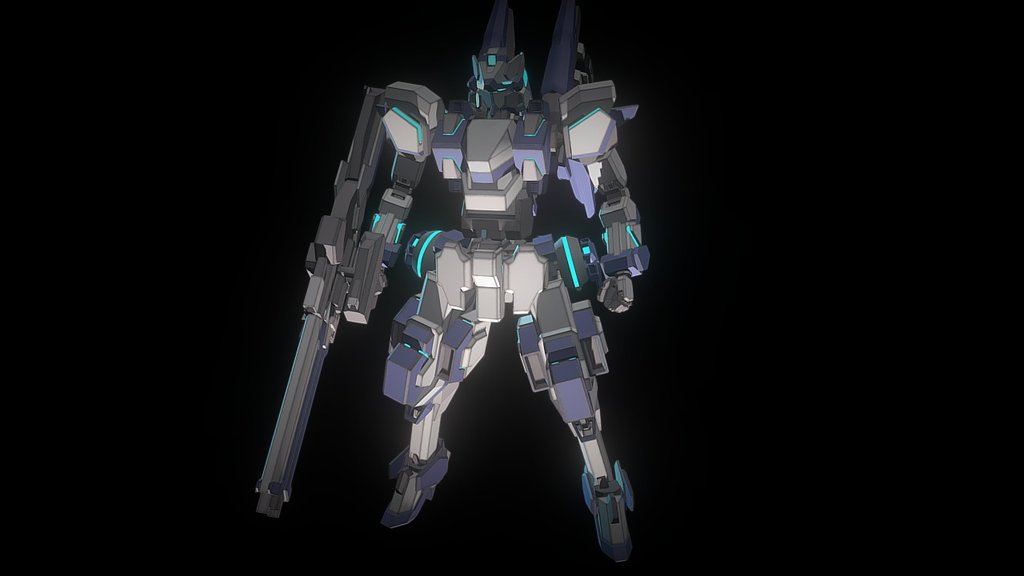 μ Mecha Prototype Funnel Test Type - 3D model by OGL (@GaryLim ...
