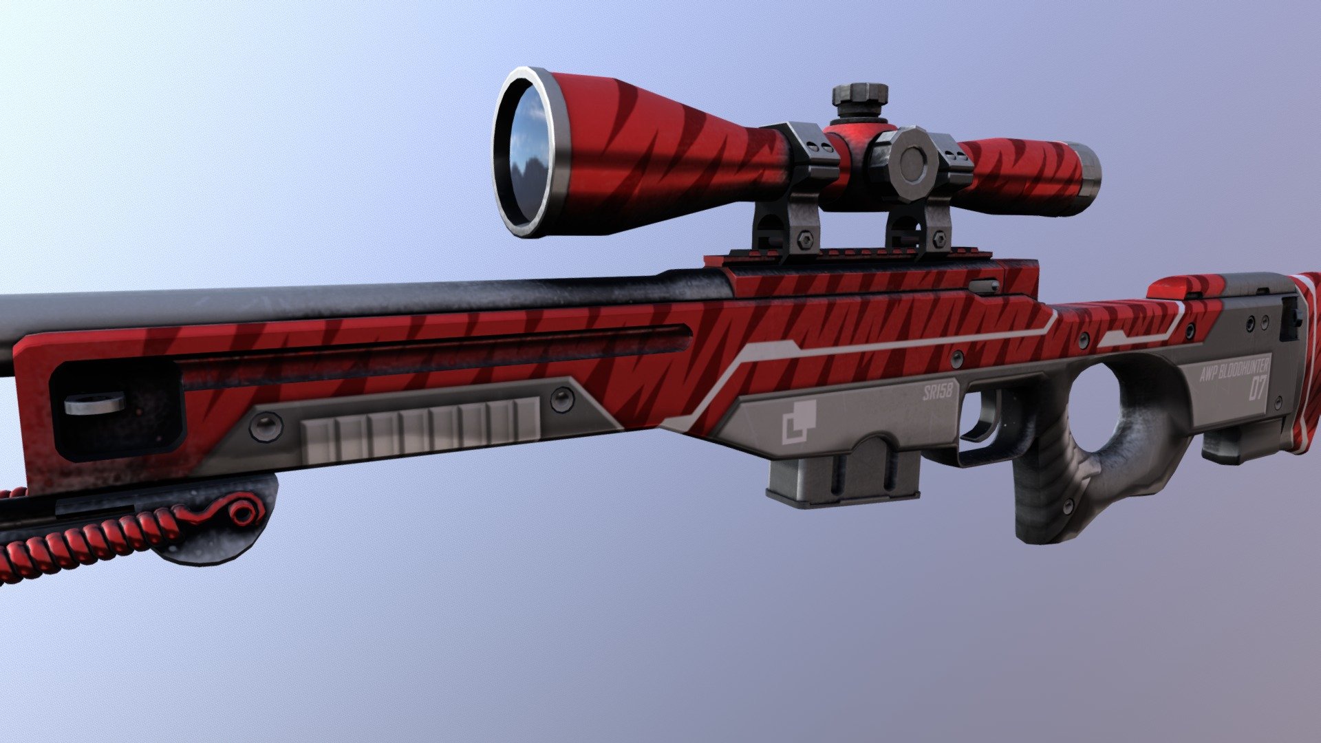 AWP | BLOODHUNTER - 3D model by dC98 [f7b0070] - Sketchfab