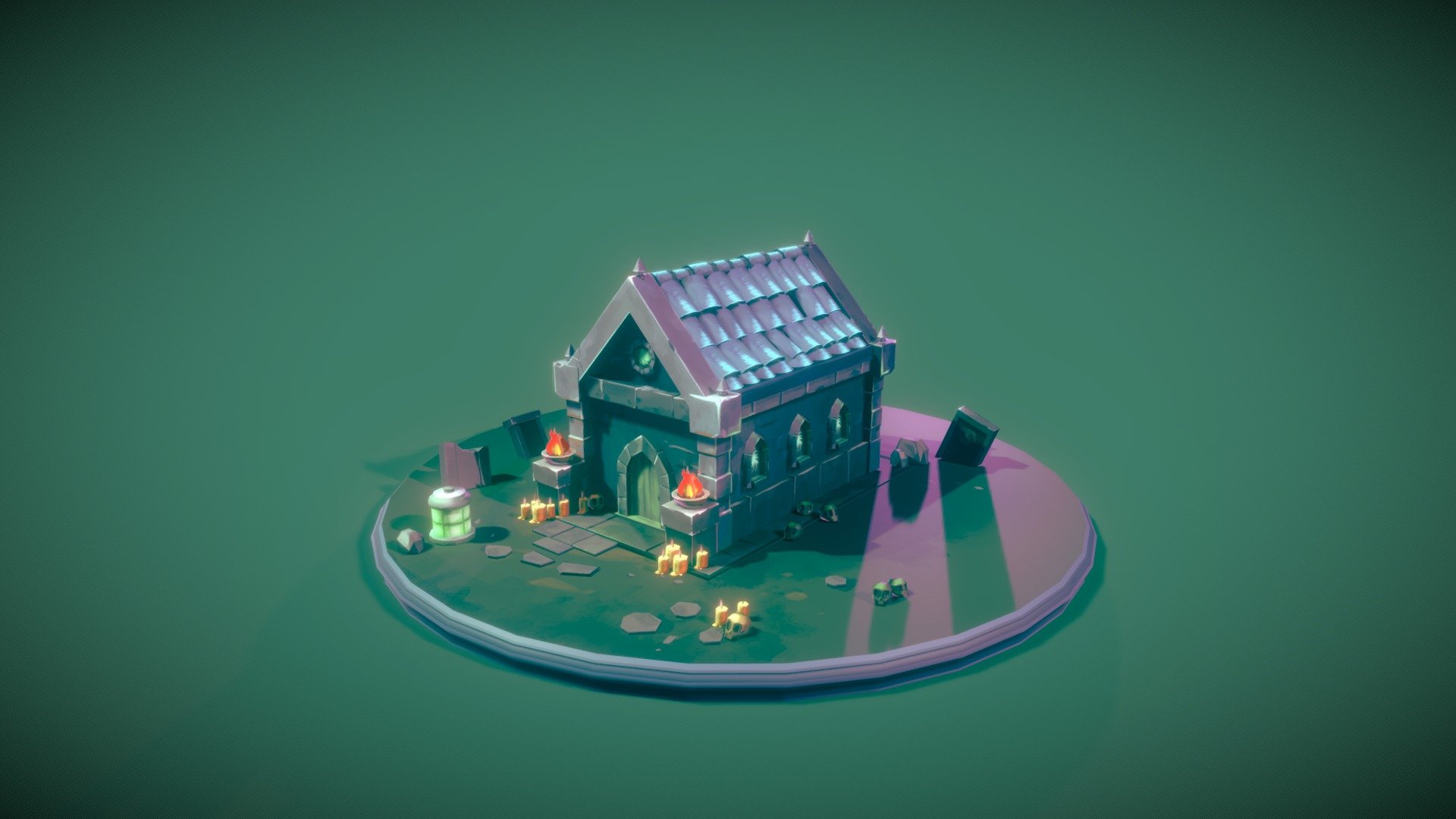 Sephiroth Art's crypt - 3D model by Slaato [f7b0958] - Sketchfab