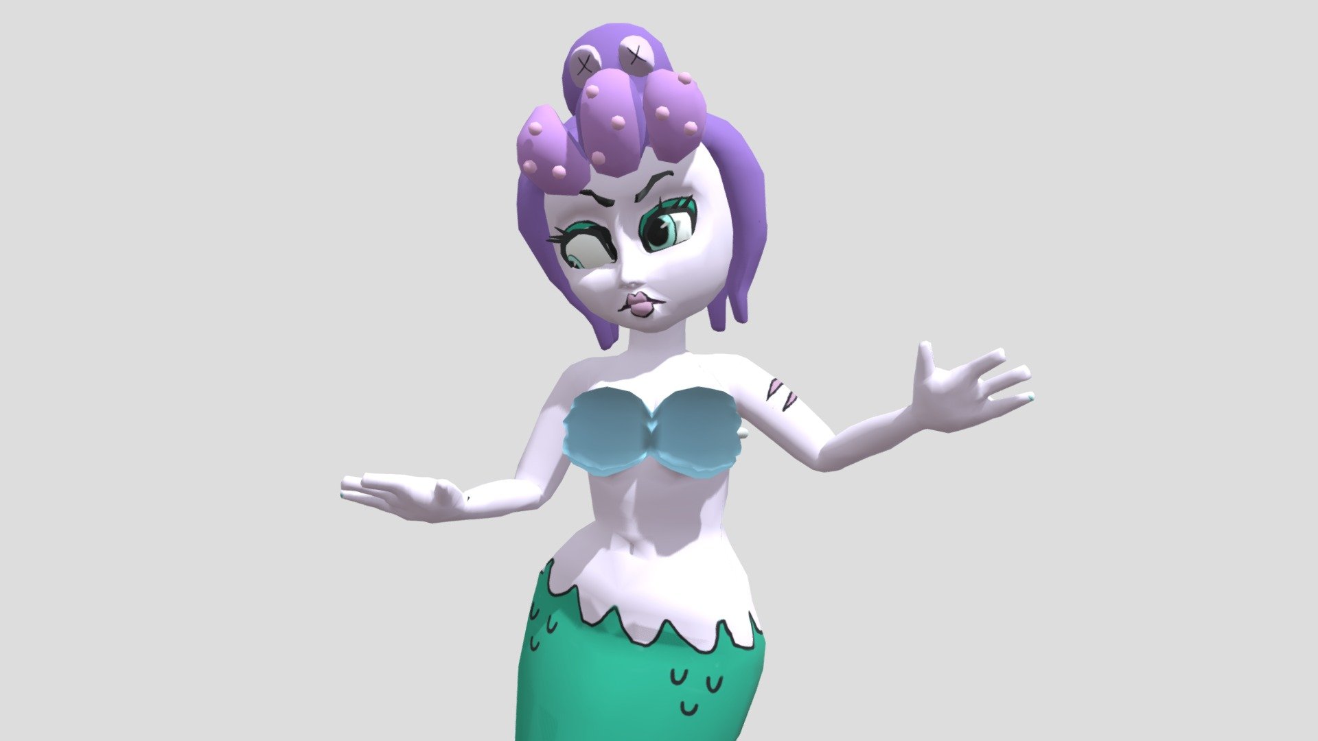 Cala Maria fan animation - 3D model by chicken.henny (@aulloa1) [f7b0c60] - Sketchfab