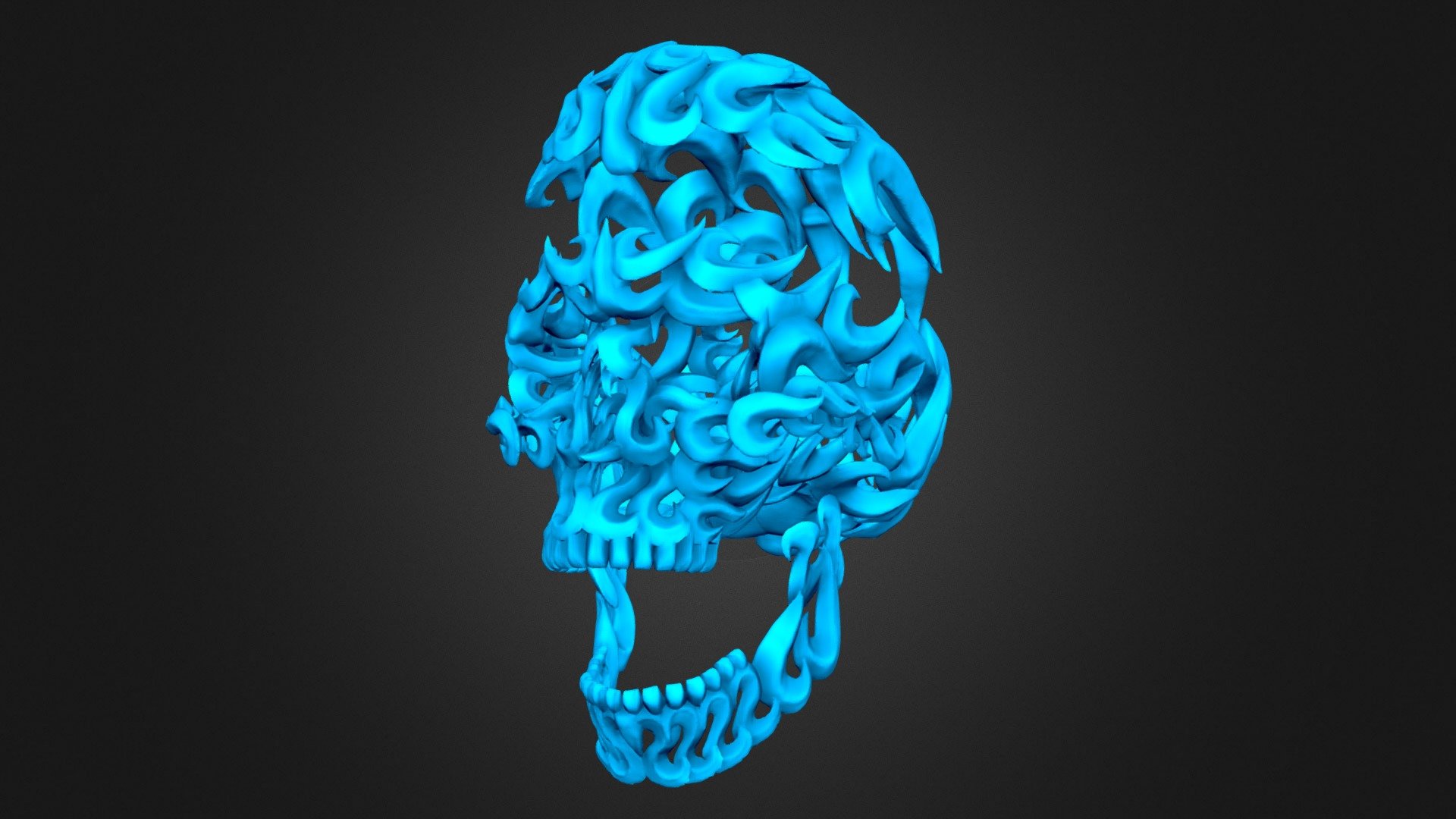 Mad Skull 3D modering - 3D model by madblasthiro [f7b0e09] - Sketchfab