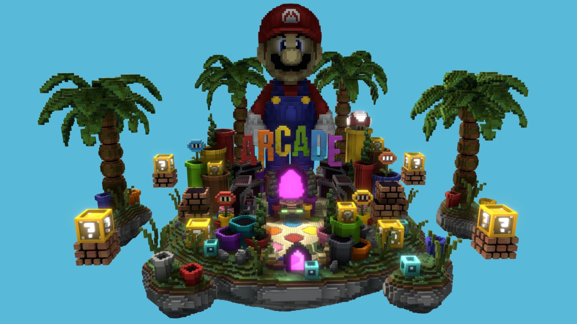 Lobby - Arcade Island - |150x150| - 3D model by OriginBuilds (@Origin ...