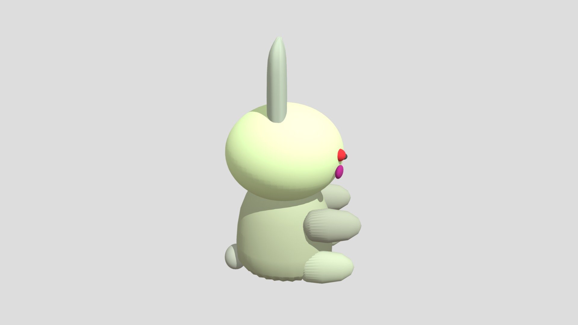 conejo - 3D model by ainhoacgg [f7b282b] - Sketchfab